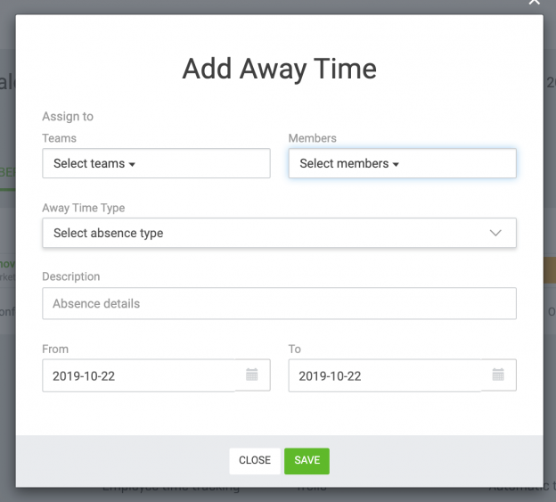 How to use the Absence Calendar | DeskTime Blog