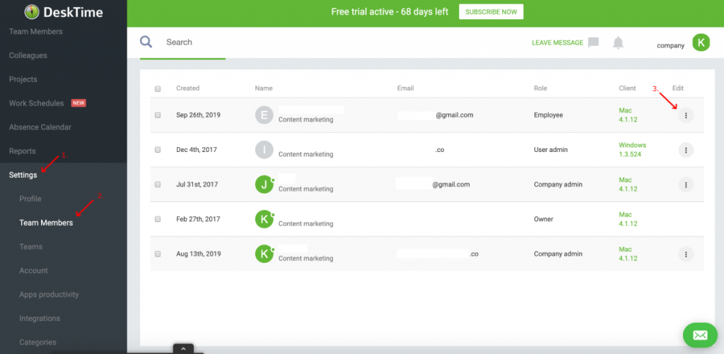 Employee-friendly time tracking features | DeskTime Blog