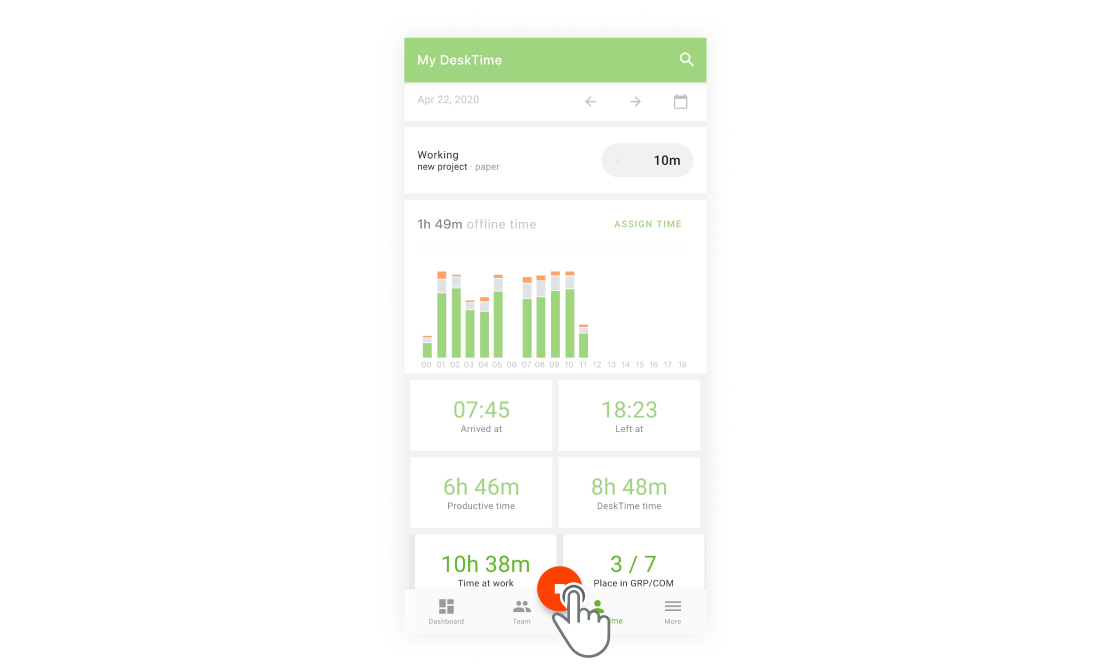 Meet the DeskTime mobile timesheet app | DeskTime Blog