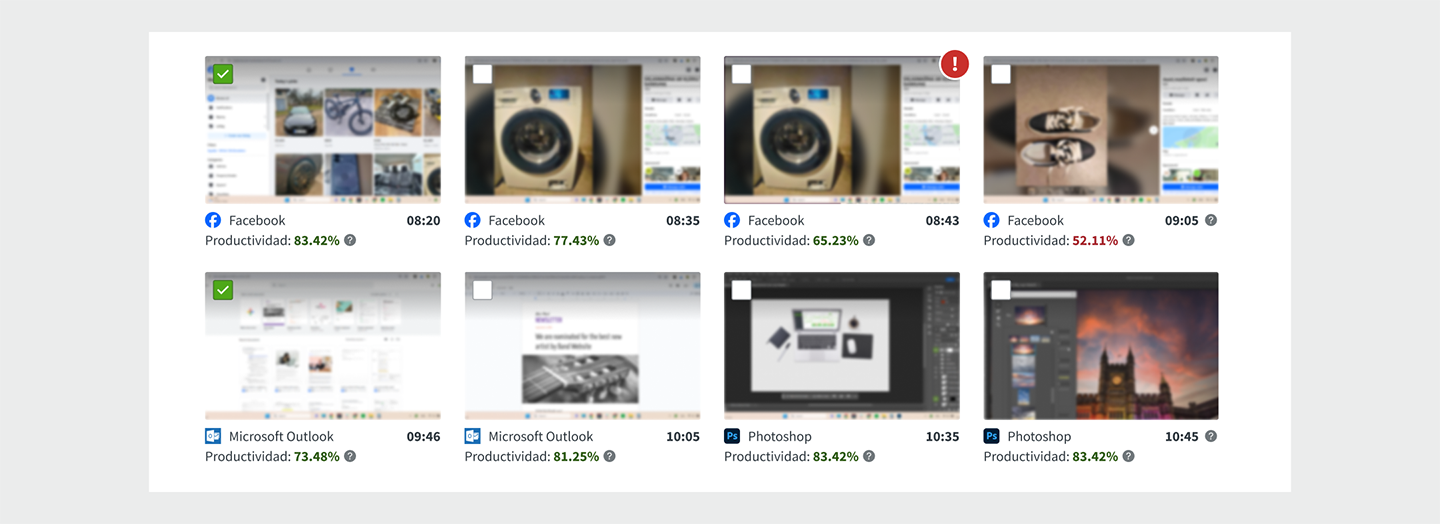 Guía para usar la función de capturas de pantalla de DeskTime